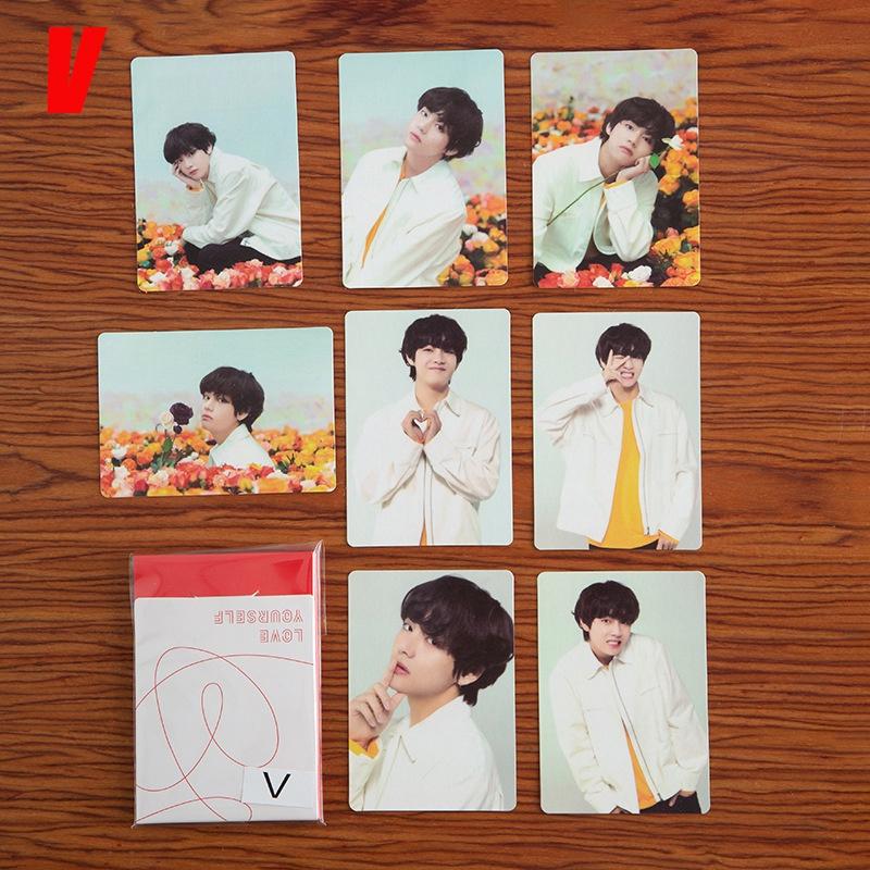 💰Koop 7/8pcs/set K-POP BTS Official LOMO Card Photocard Postcard LY ...