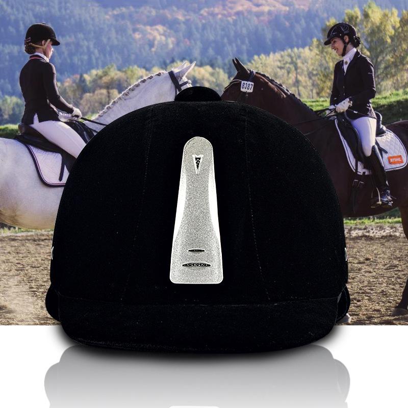 Buy Professional Equestrian Horse Riding Helmet Black Half Cover Safety ...