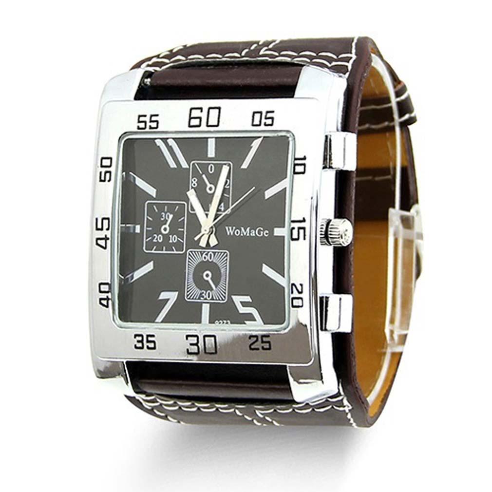 Buy Creative Unisex Wrist Watch Men Women Unique Square Dial Quartz ...
