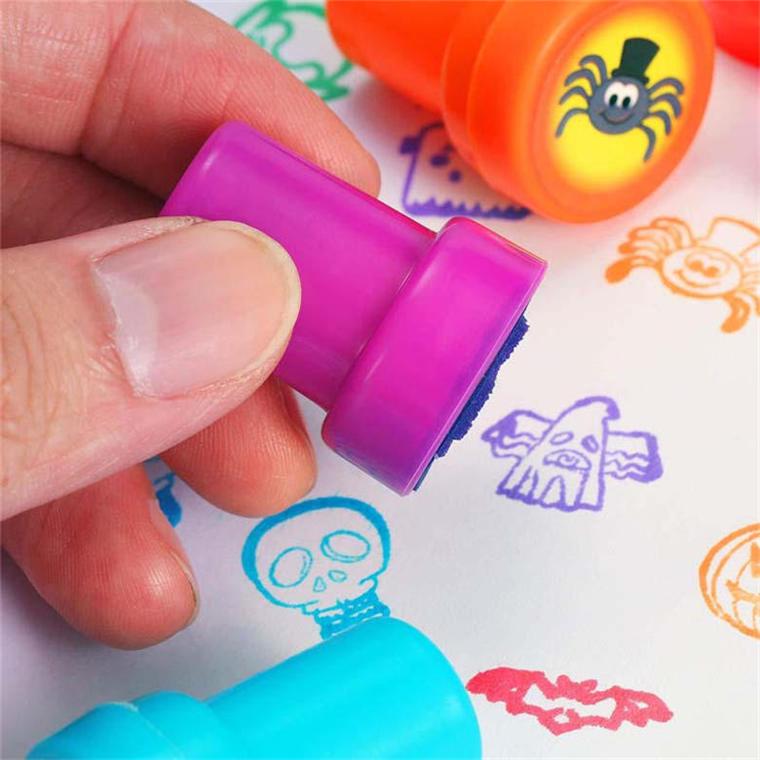 Buy 10pcs Children Toy Rubber Stamps Cartoon DIY Scrapbook Photo Album ...