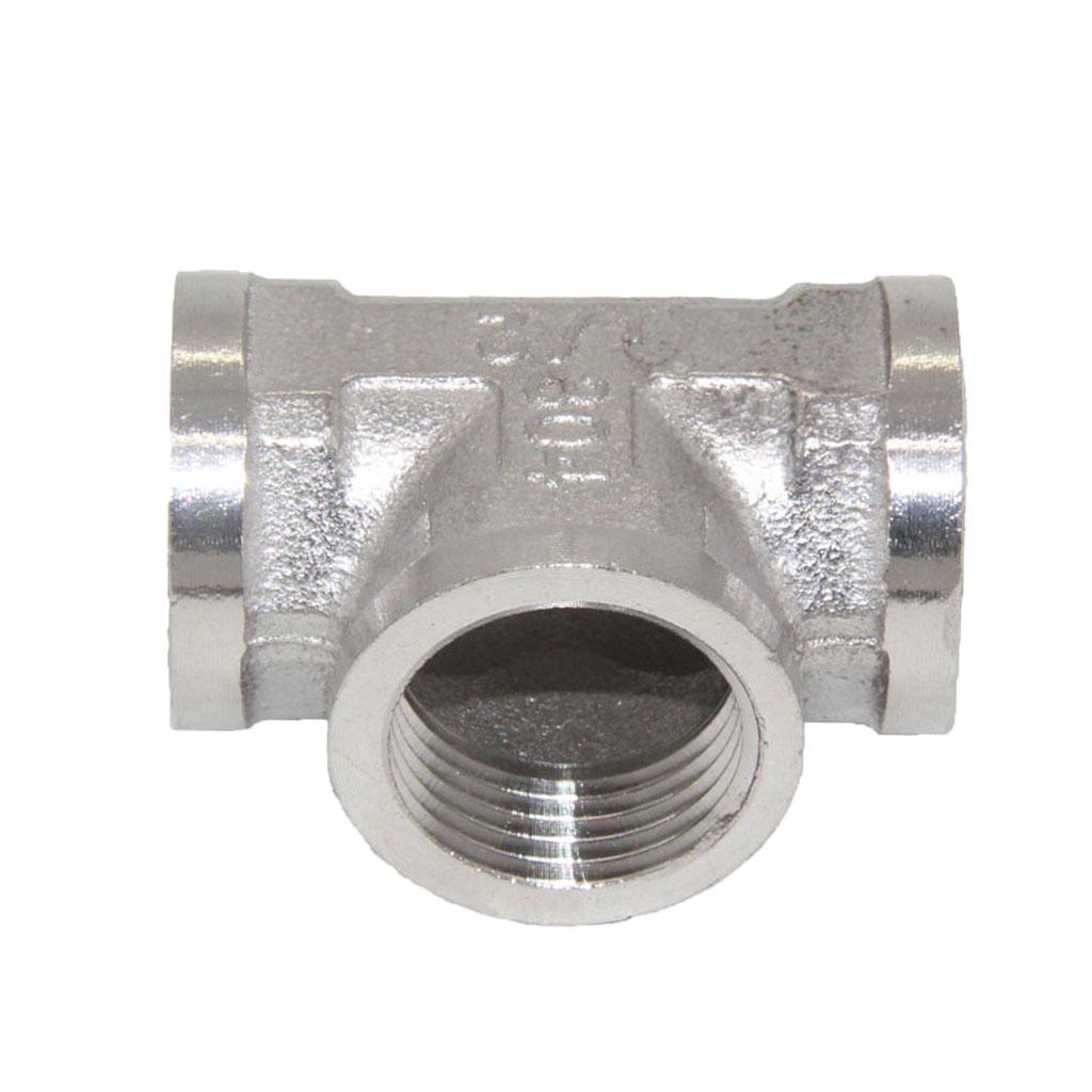 Buy 1/2'' Stainless Steel Female Thread Pipe Fitting Coupling Connector ...