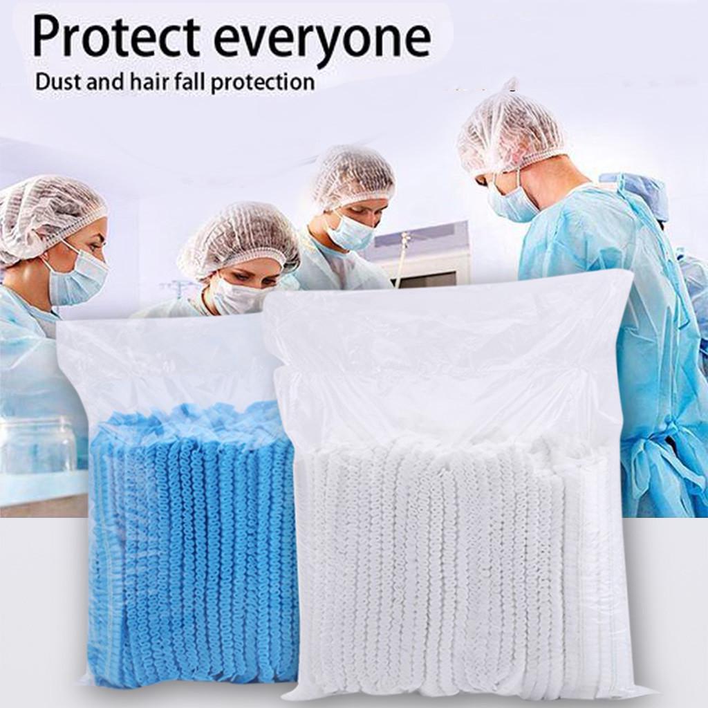 65PC Disposable Hat Disposable Anti-fall Protection Non-woven Double ...