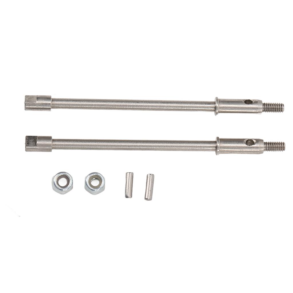 Buy 2pcs Metal Rear CVD Drive Shaft Axle Kit for AXIAL SCX24 1/24 RC RC ...