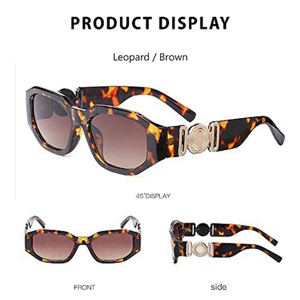 Buy Pearliky Irregular Rectangle Sunglasses Rhombic Trendy Rectangular ...