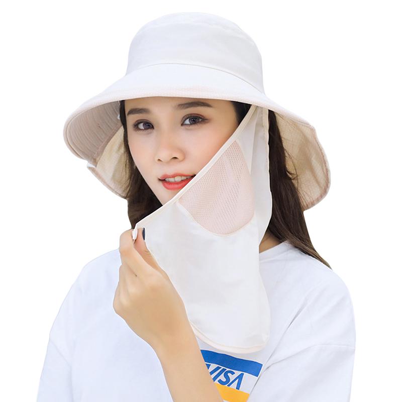 Female UV Protection Face Versatile Bike Windproof Sun Hat-buy at a low ...