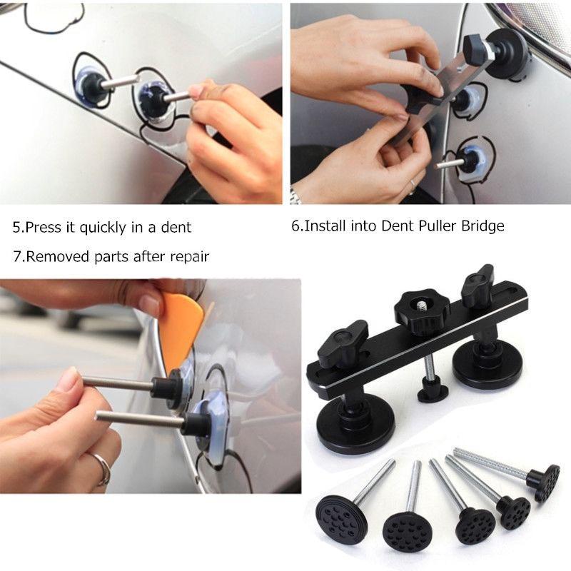 Car Body Panel Dent PDR Tap Down Knockdown Repair Hail Removal Tools ...