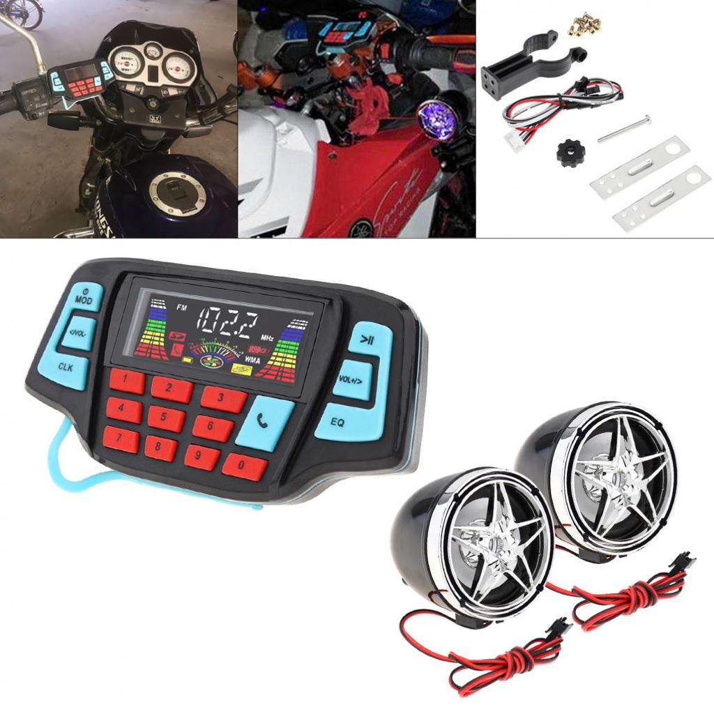 Buy Motorcycle Bluetooth Mp3 Intelligent Stereo Music Player with USB ...