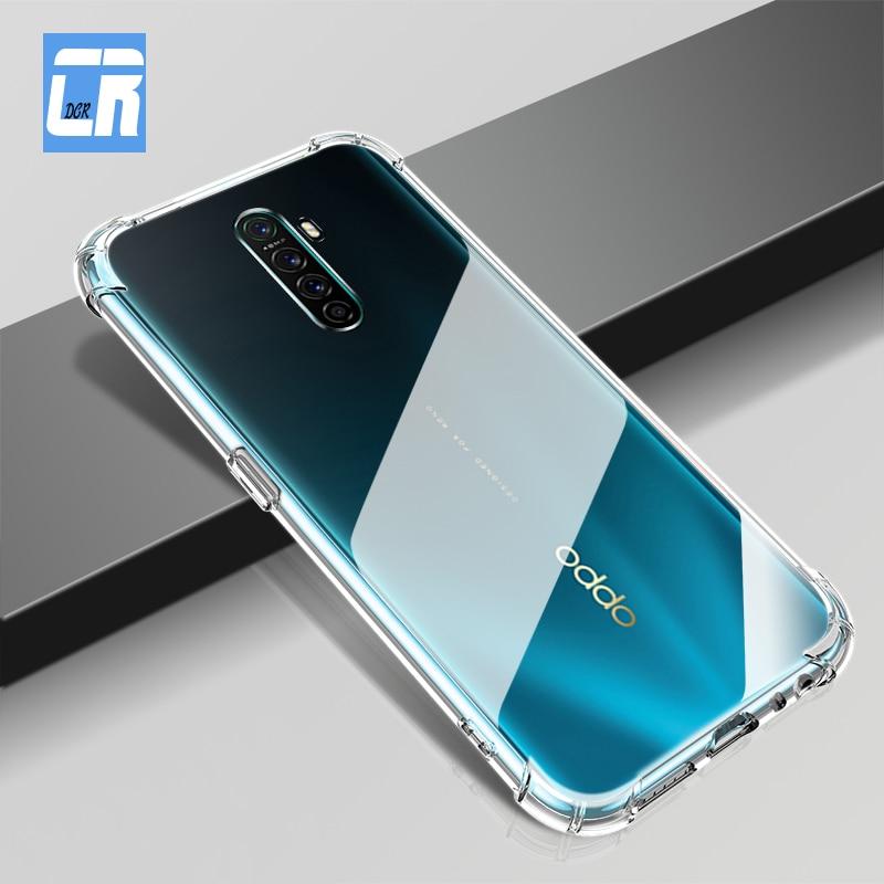 OPPO Reno için Şeffaf Kılıf 2Z A9 A5 2020 R17 R15 A72 Realme GT X7 6 X ...