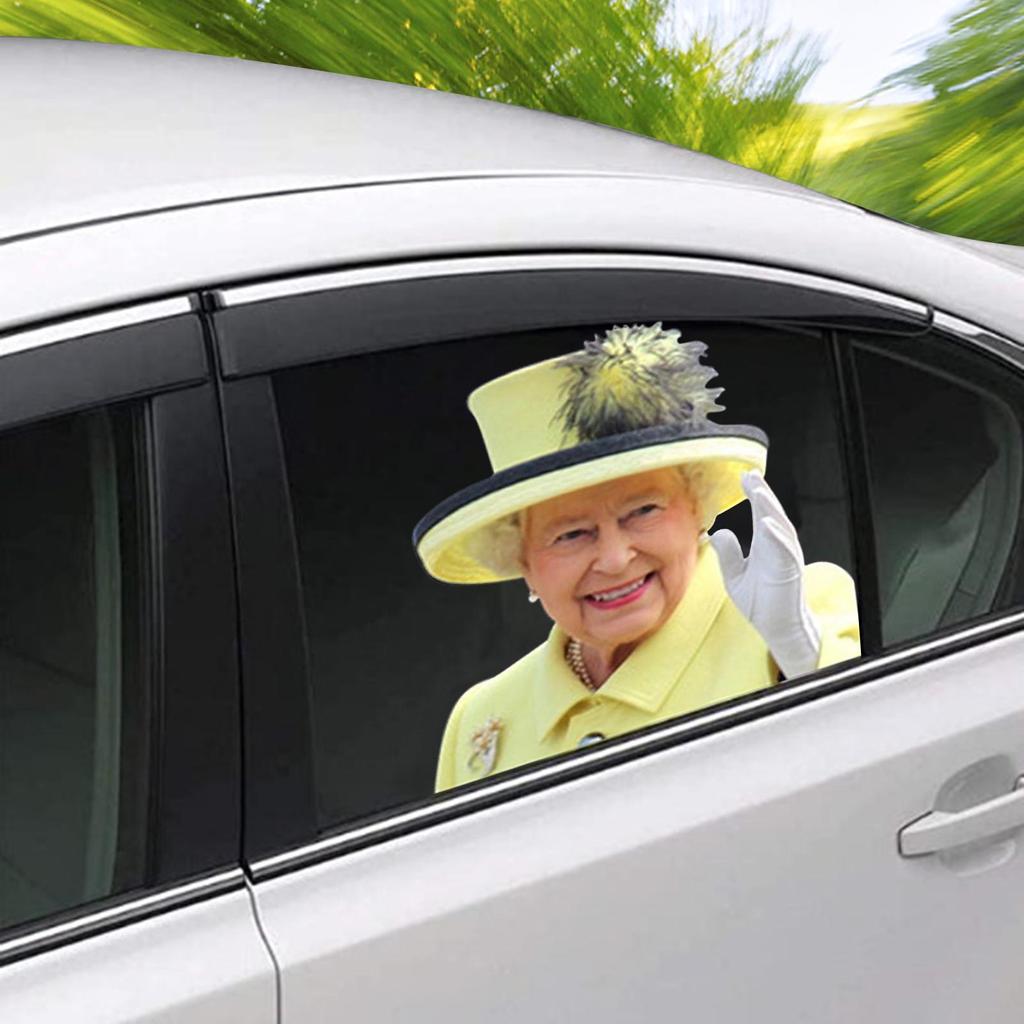 Satın alın Queen Car Window Decal - Queen Elizabeth Car Sticker - Queen ...