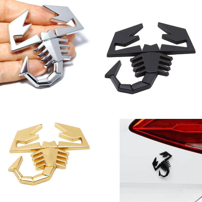 Buy 3D Metal Scorpion Car Sticker Truck Auto Decor Badge Emblem Logos ...