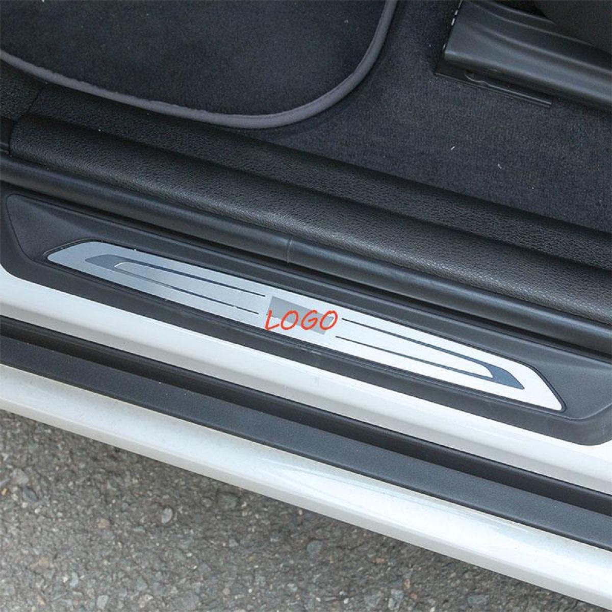 Car Exterior Door Sill Scuff Threshold Protector Plate Cover Trim for ...