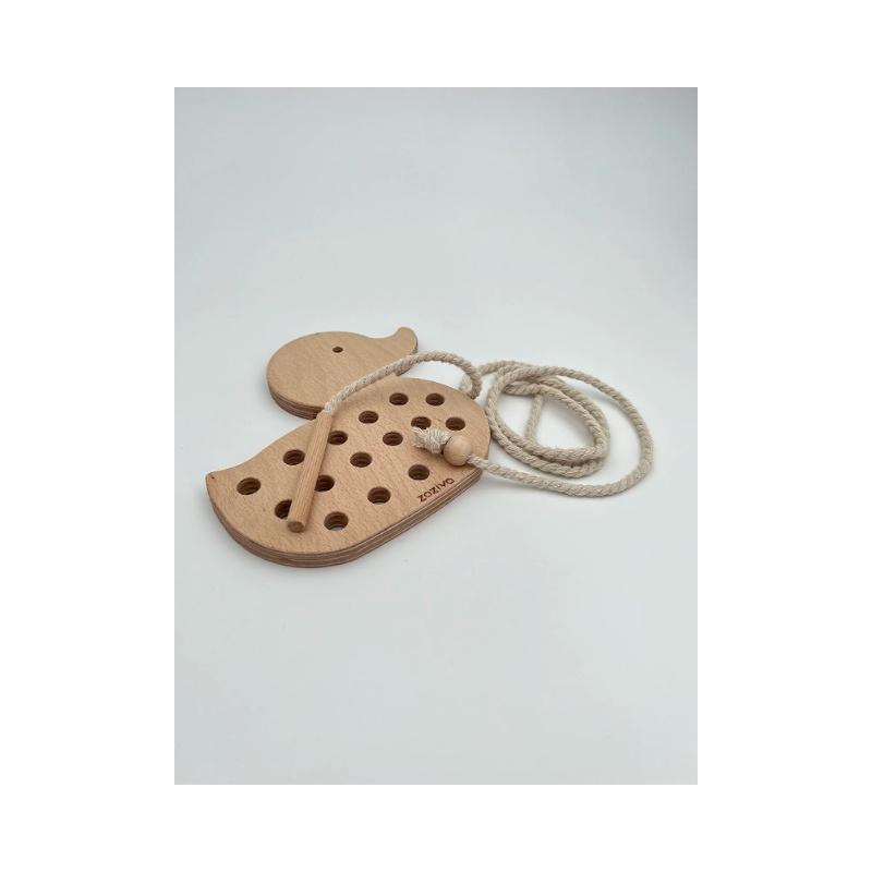 zoziva Montessori Educational Wooden Toy – Duck Threading Child's Toy ...