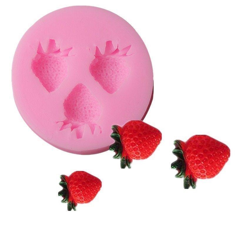 Buy Blueberry Raspberry Strawberry Silicone Fondant Mould Chocolate ...