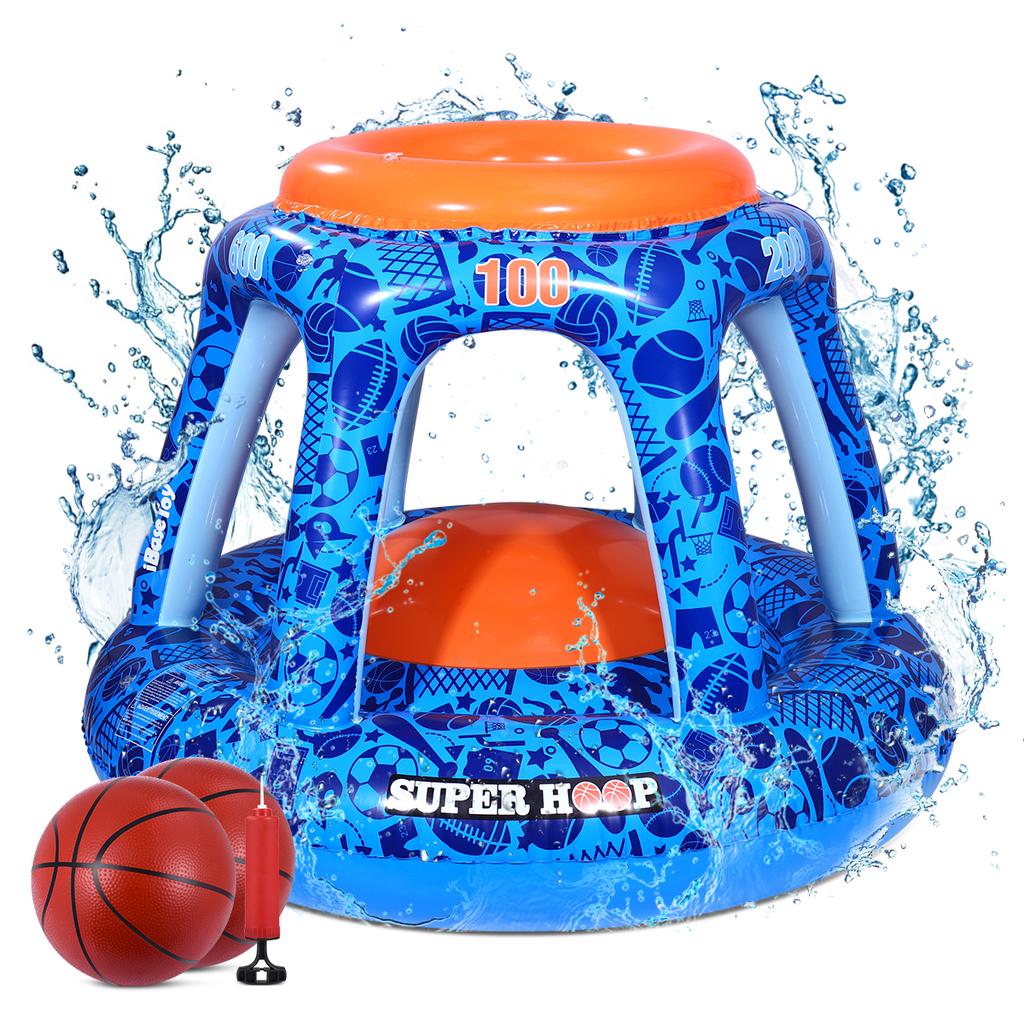 Buy IBASETOY Safe Durable Inflatable Basketball Hoop for Water Play ...