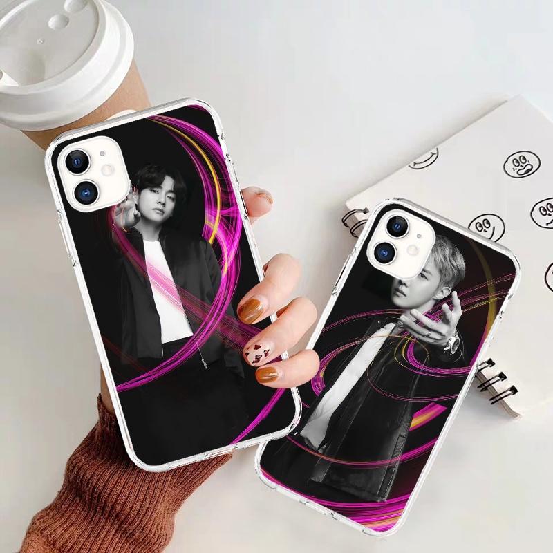 Buy K-POP BTS BT21 Celebrity TPU+PC Cell Phone Case for IPhone 13/6 ...