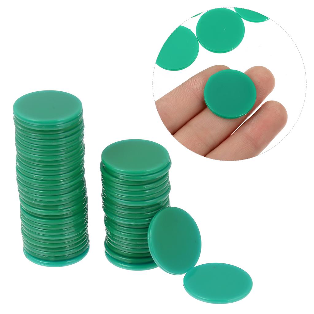 Buy TinkSky100Pcs Round Counting Chips Numbers Teaching Chips Plastic ...