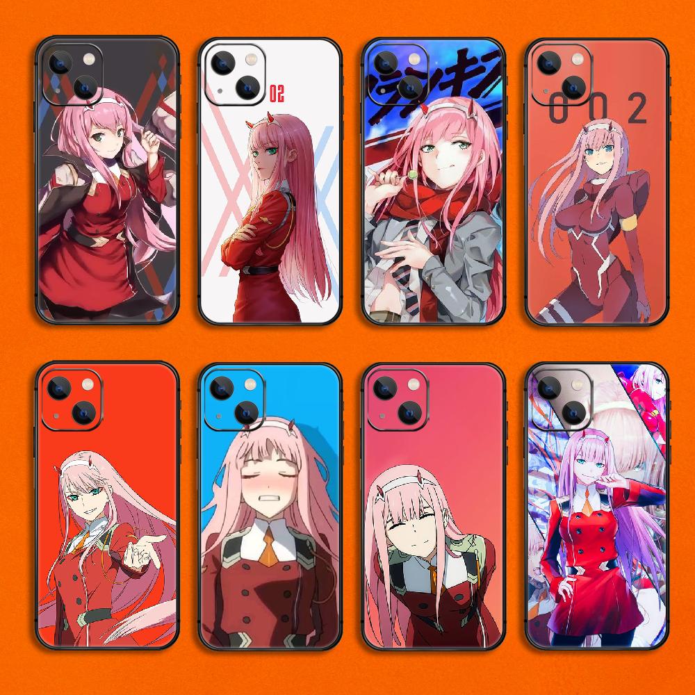 Anime Zero Two 002 Darling Franxx Soft Phone Case For Iphone Xiaomi Mi ...