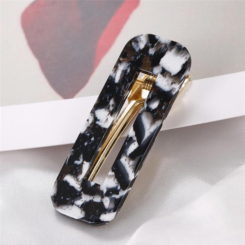Buy Pattern Square Hairpin Fashion Women Hair Clip Women Girl Hair ...