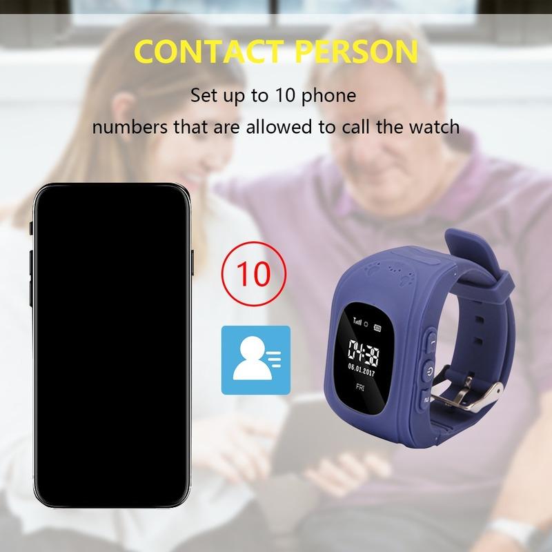 Buy Q50 Smart Watch LED Screen For Android IOS LBS Location Tracker ...