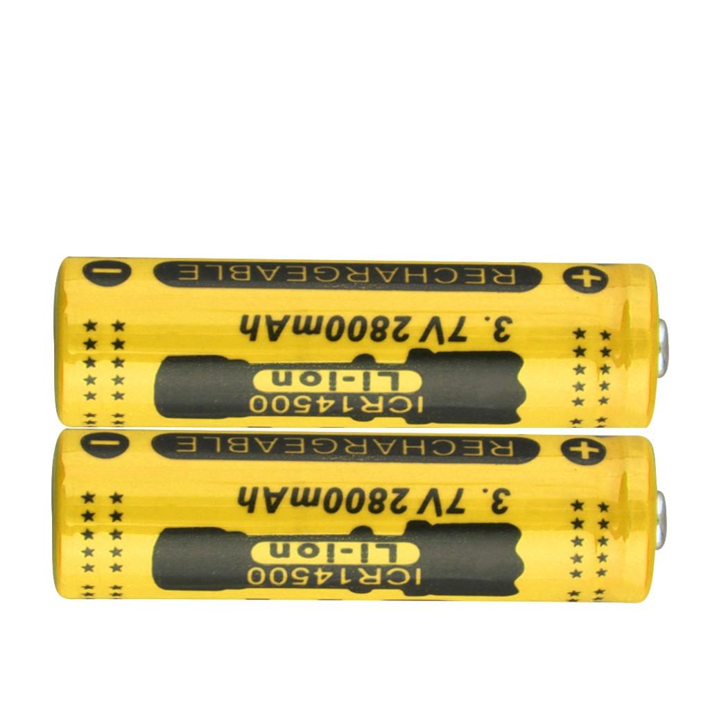 Buy Rechargeable Lithium 14500 Cylindrical Battery 3.7V 2800mAh at ...