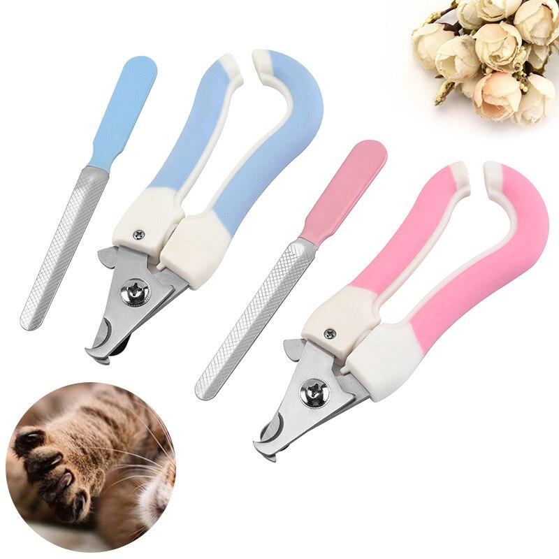 Buy Pet Dog Cat Stainless Steel Claw Nail Clippers Cutter File Scissors ...