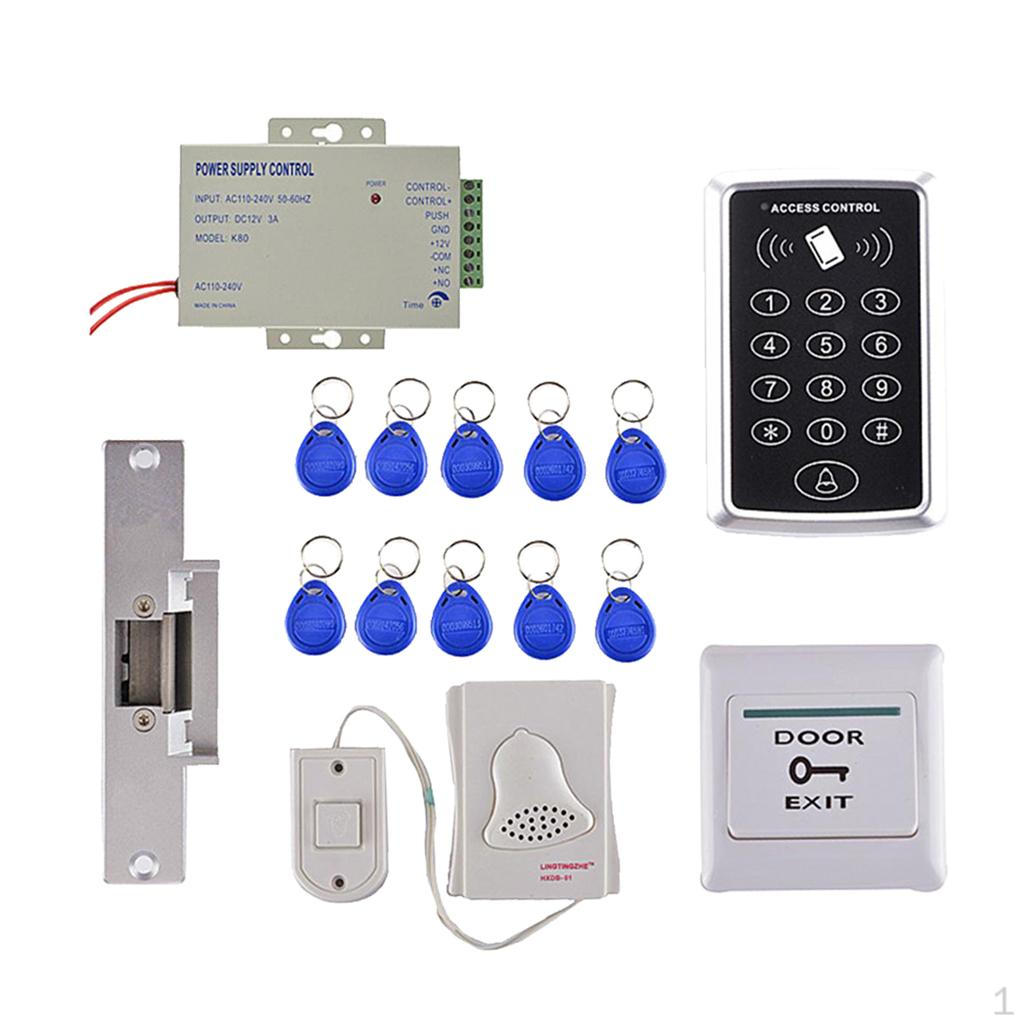 Cheap 125KHz RFID EM ID Keypad Standalone Door Access Control Kit | Joom
