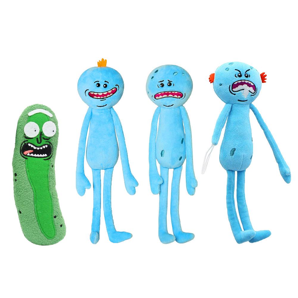 Rick And Morty Cartoon Doll Puppet Pickled Cucumber Plush Toy for Kids ...