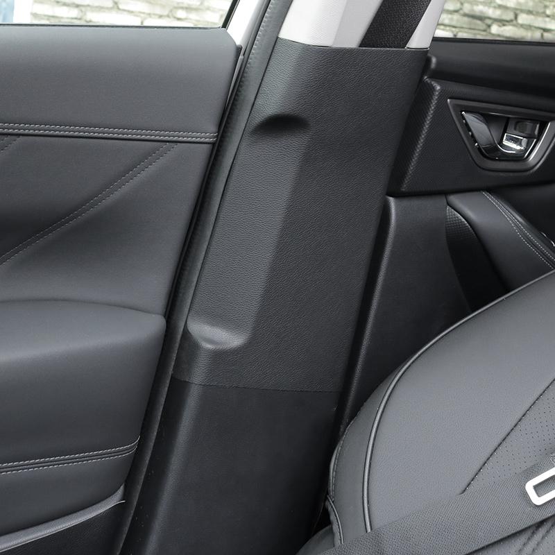Cheap Car Door B-pillar Anti-Kick Pad 1Pair Microfiber Leather ...