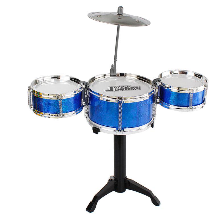 3-Piece Kids Drum Set Children Junior Drums Kit Percussion Musical ...
