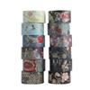 Buy 12pcs Japanese Culture Washi Tape Set 20mm*2m Gold Foil Adhesive ...