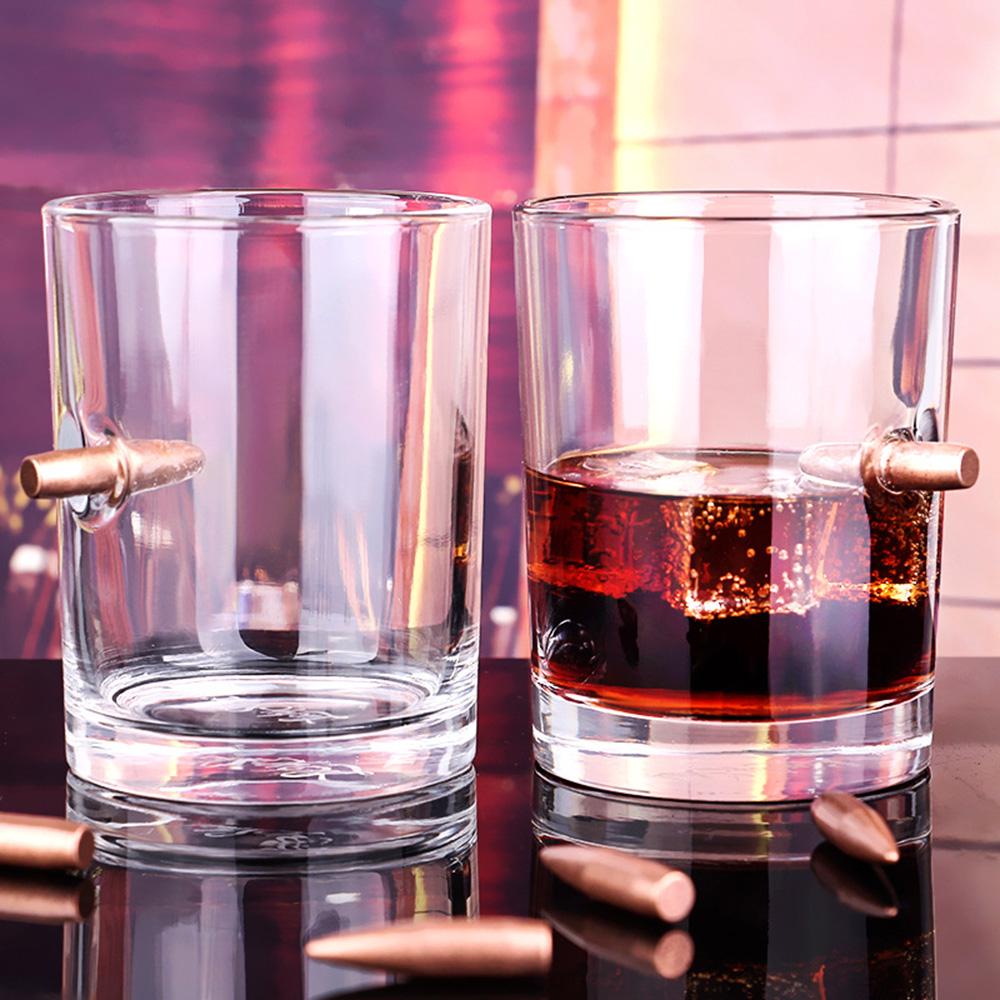 Buy Bul-let Wine Glass Bulletproof Whiskey Drinking Glasses Cup with ...