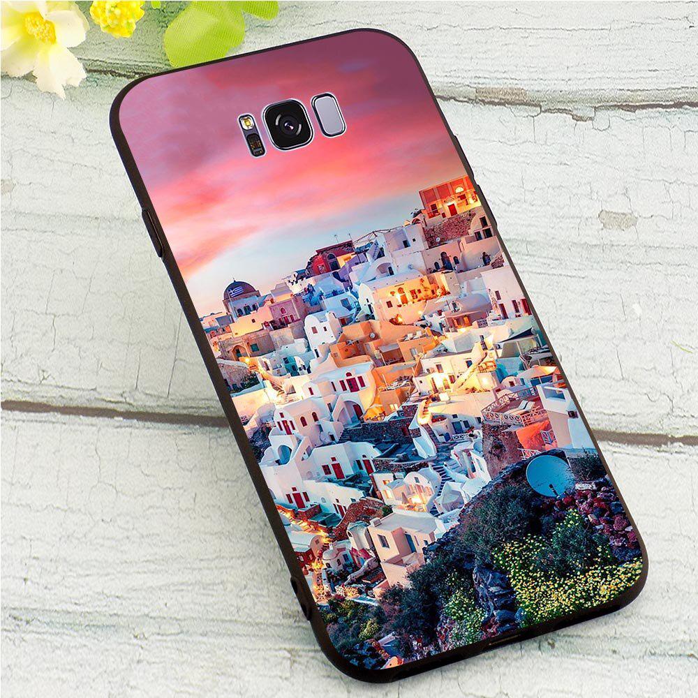 Satın alın Greece Scenery Phone Case For Galaxy S9 Plus Note 9 M10/M20 ...