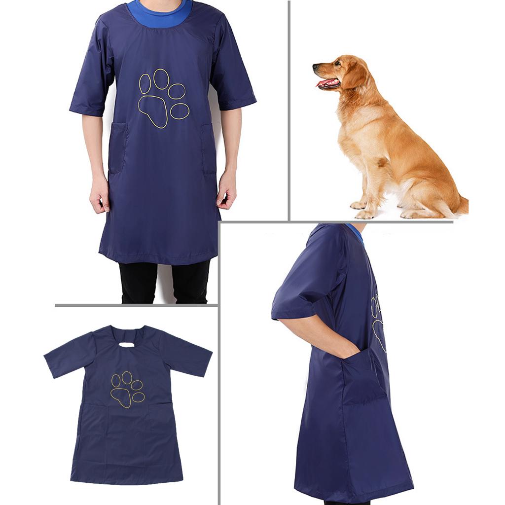 Buy Waterproof Dog Grooming Apron Professional Groomer with Pocket M at ...