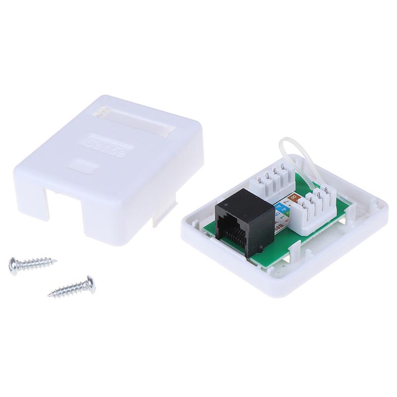 RJ45 Box Information Module Ethernet Single Port Network Connector ...