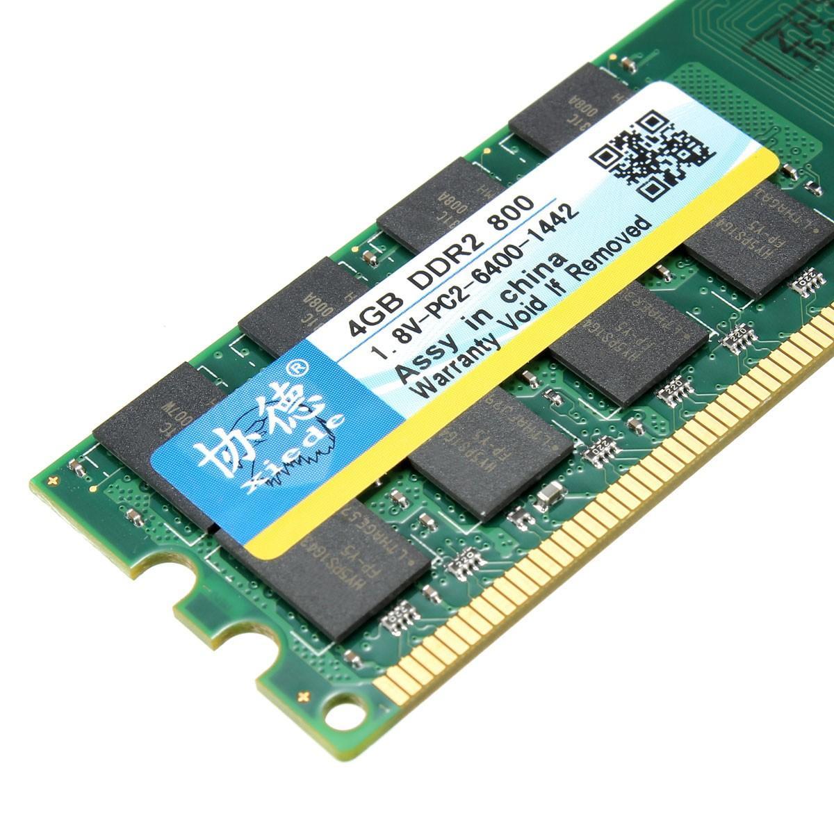 4GB Memoria RAM DDR2 800MHZ PC2-6400 240 Pin Escritorio DIMM AMD ...