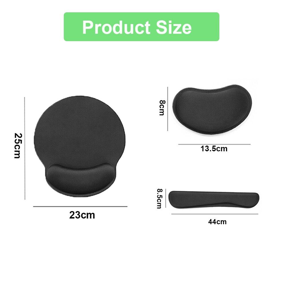 Kaufe Mouse Pad Memory Foam Mouse Mat Keyboard MousePad Set Ergonomic ...