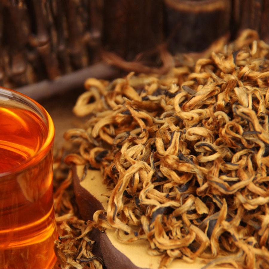 Cheap 2023 Yunnan Dian Hong Premium Honey Golden Bud DianHong Black Chinese Tea 100g | Joom