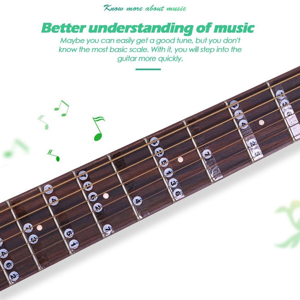 Satın alın Beginner Guitar Fretboard Notes Ukulele Labels Sticker ...