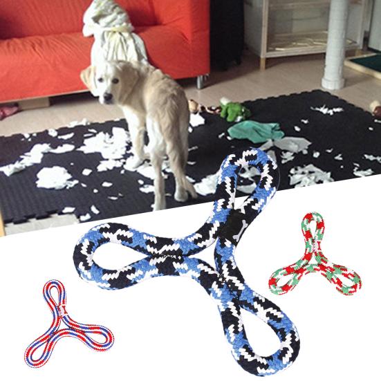 Pets Supplies Puppy Toy Exquisite Funny Educational Braided Dog Rope ...