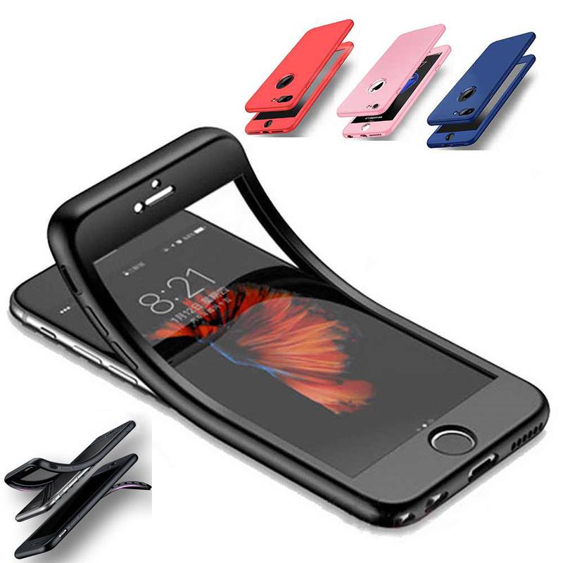 Buy 360 Full Cover Shockproof Soft Phone Case For iPhone X Samsung S10 ...