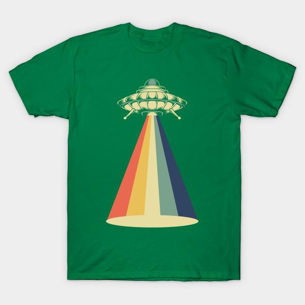 Buy Unisex Fashion TShirt Retro Vintage 1970 1960 Ufo Alien Space ...