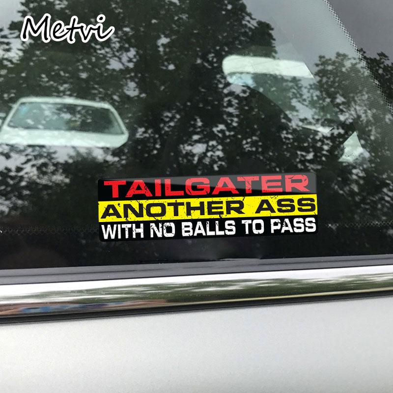 Buy Metvi Sticker Cool Car Body Sticker PVC Warning Sign Creative ...