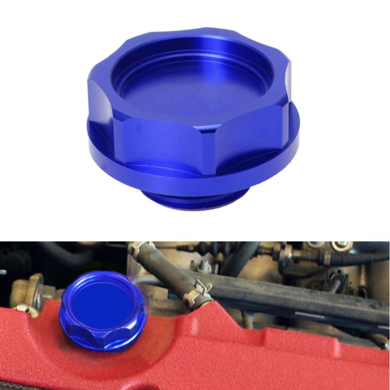 Buy Aluminum Automobile Vehicle Oil Cap Fuel Tank Oil Cover Engine Oil ...