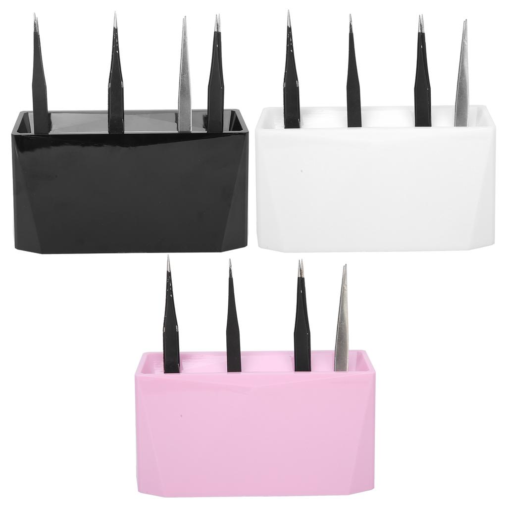 Buy 6 Holes Tweezers Holder Acrylic Eyelash Extension Tweezers Display ...