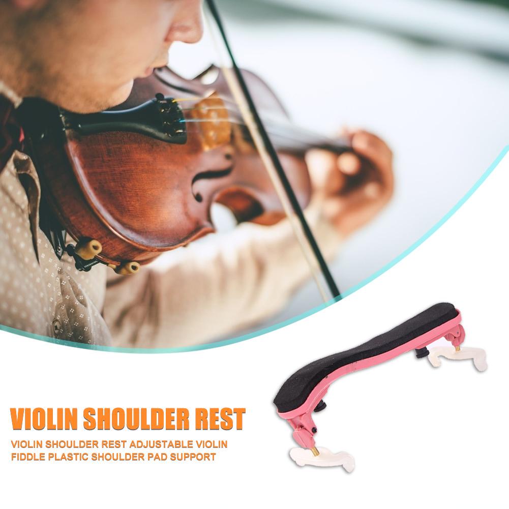 Buy Violin Shoulder Rest Adjustable Violin Fiddle Plastic Shoulder Pad ...