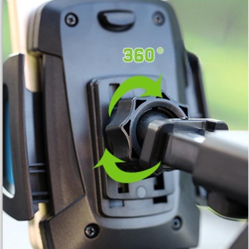 Long Pole Automatic Lock Car Phone Holder Telescopic Instrument Panel ...