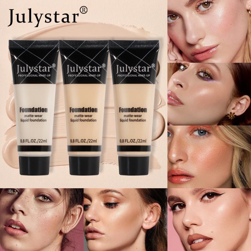 Buy Julystar Beauty Facial Moisturizing Matte Liquid Foundation Oil-Controlling Waterproof ...