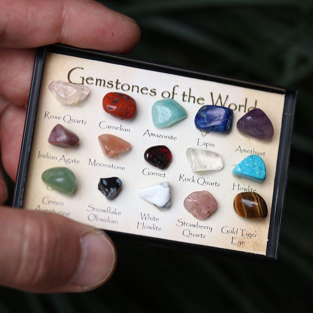 Buy Jewerly Set Rock Collection 15pcs Mixed Natural Mineral Ore ...