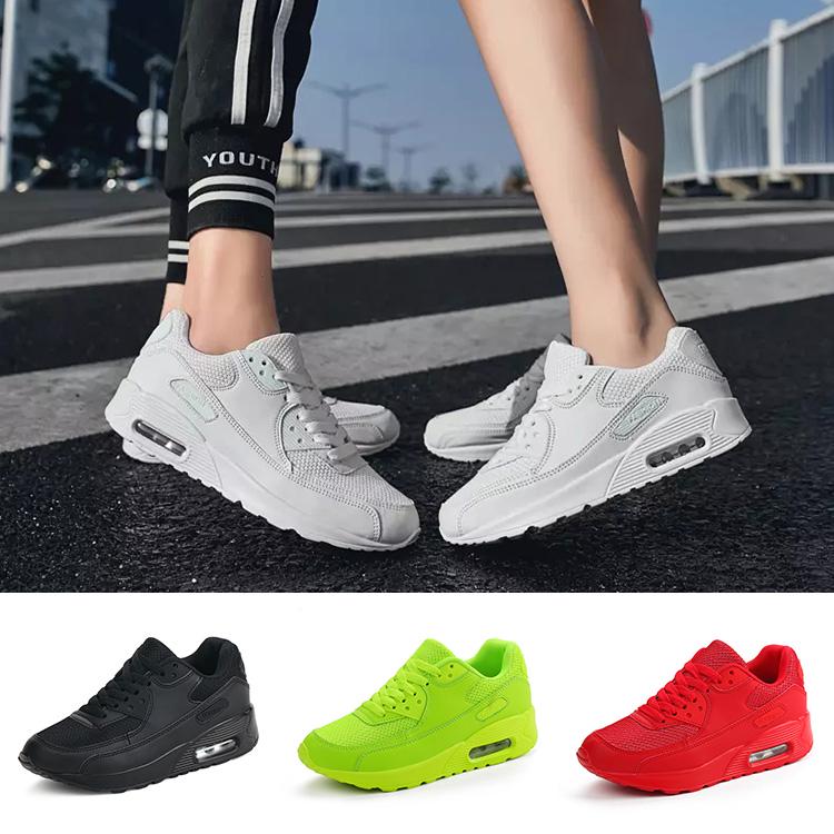 Plus Size 35-44 Solid Color Platform Increased Sneaker Unisex Couple ...