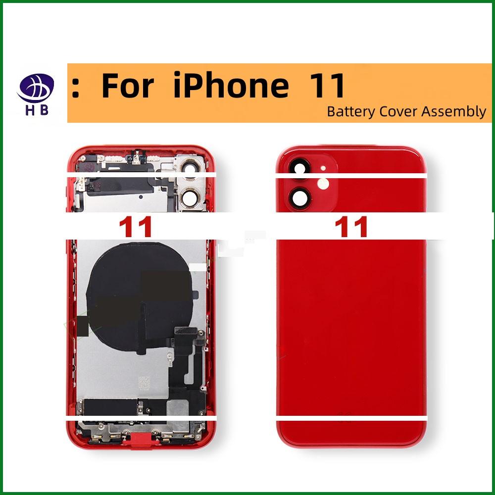 Buy For Apple 11 Back Cover, Middle Case, Middle Frame Case and For ...